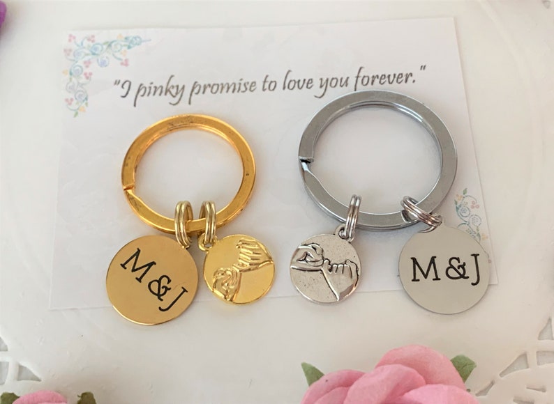 Pinky Swear 2 Keychains,double Pinky Promise Key Chains,best Friend ...