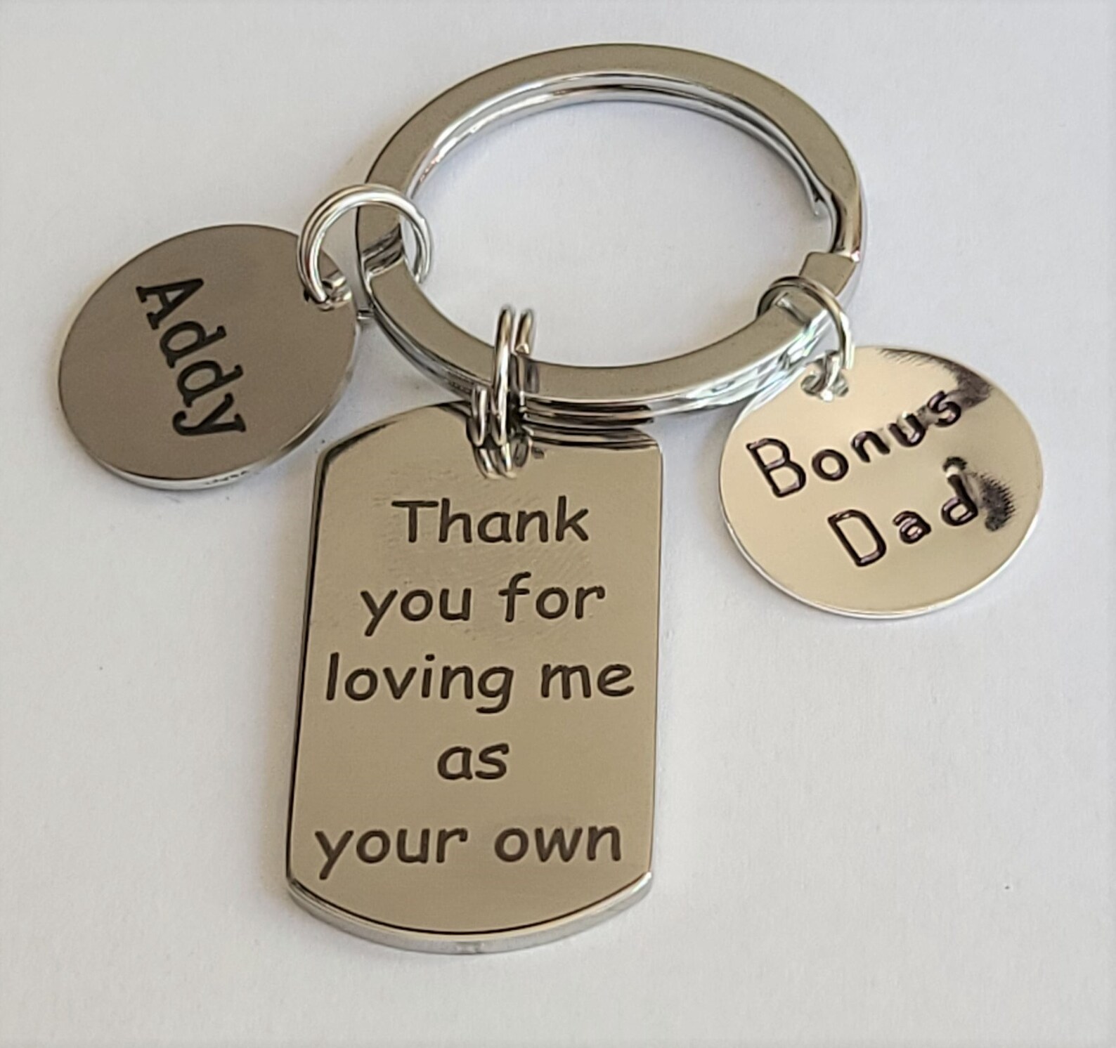 Bonus Dad Gift Keychain,step Dad Gift,father's Day Gift, Godfather Gift ...