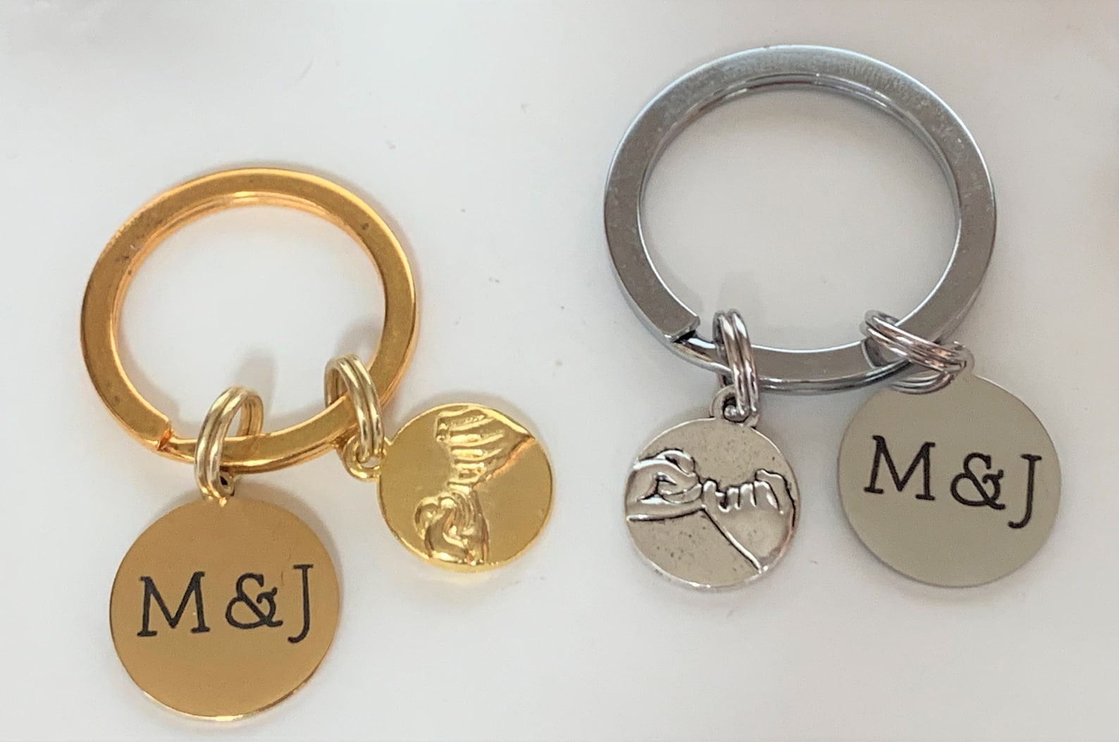 Pinky Swear 2 Keychains,double Pinky Promise Key Chains,best Friend ...