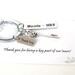 Employee Appreciation Gift Keychain, Key Charm Keychain, Employee Gift ...