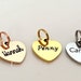 Name Charm With Birthstone, Personalized Name or Date, Keychain, Add on ...