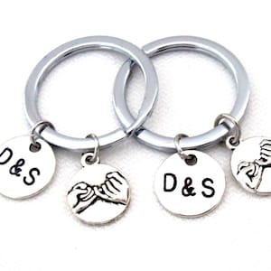 Pinky Swear 2 Keychains,double Pinky Promise Key Chains,best Friend ...