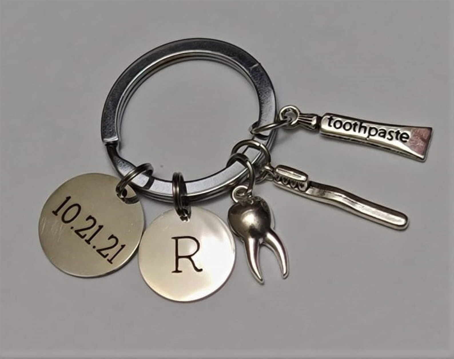 Dental Hygienist Keychains Personalized Dental Hygienist | Etsy