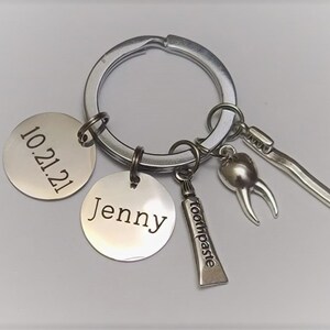 Dental Hygienist Keychains Personalized Dental Hygienist Gifts, Dental ...