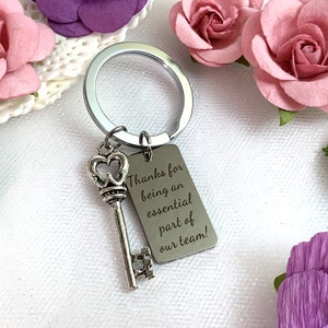Employee Appreciation Gift Keychain, Gift, Coworker Gift,work Team Gift ...