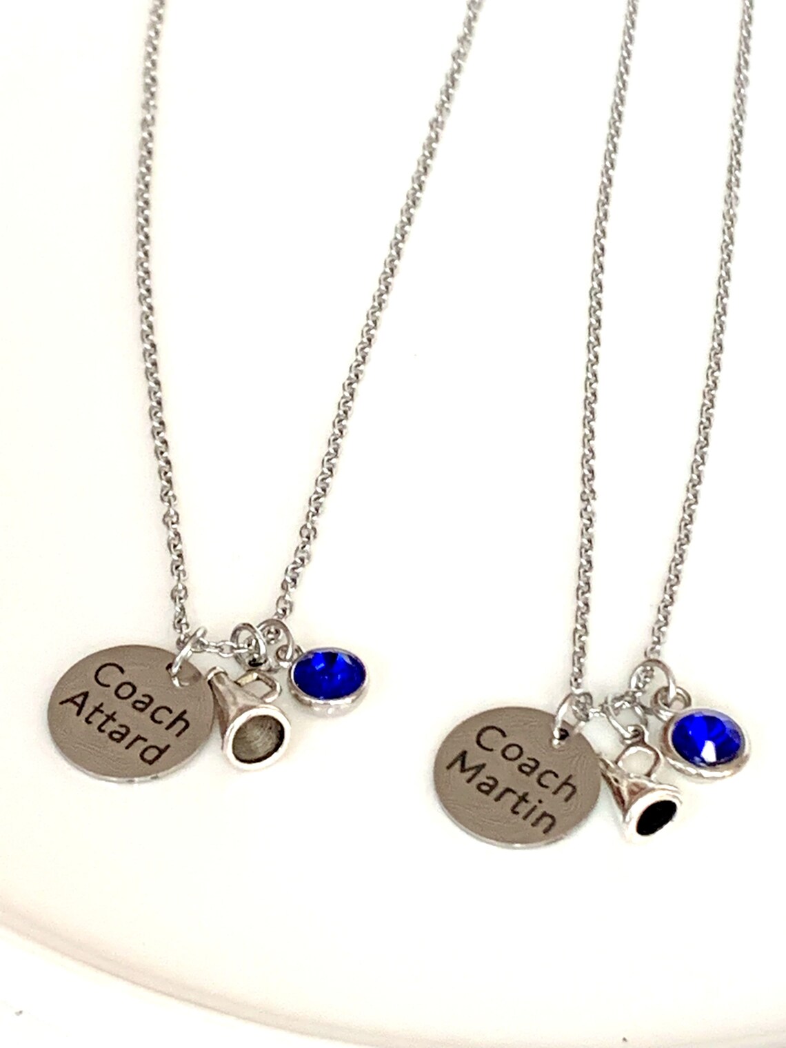 Personalized Cheerleader Necklace Cheer Team Necklaces hand | Etsy