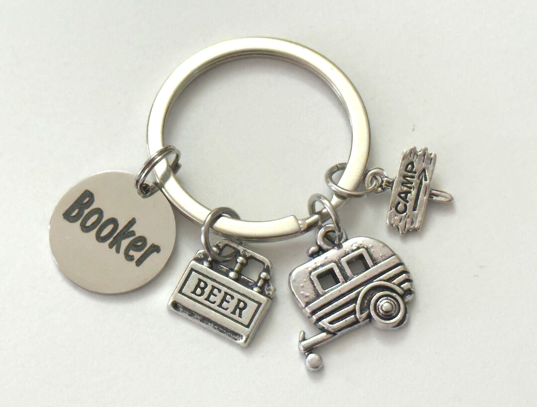 Camper Keychain,camping Keyring,campor Gift,personalized Trailer ...