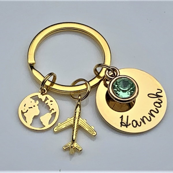 Airplane Keychain - Etsy