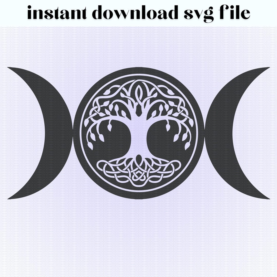 Tree of Life Goddess Svg Celtic Pagan Symbol for Altar Candle Witch ...