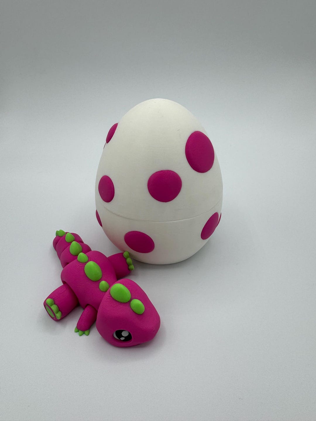 3d Printed Spiky T-rex Articulating Dinosaur Pal WITH EGG - Etsy