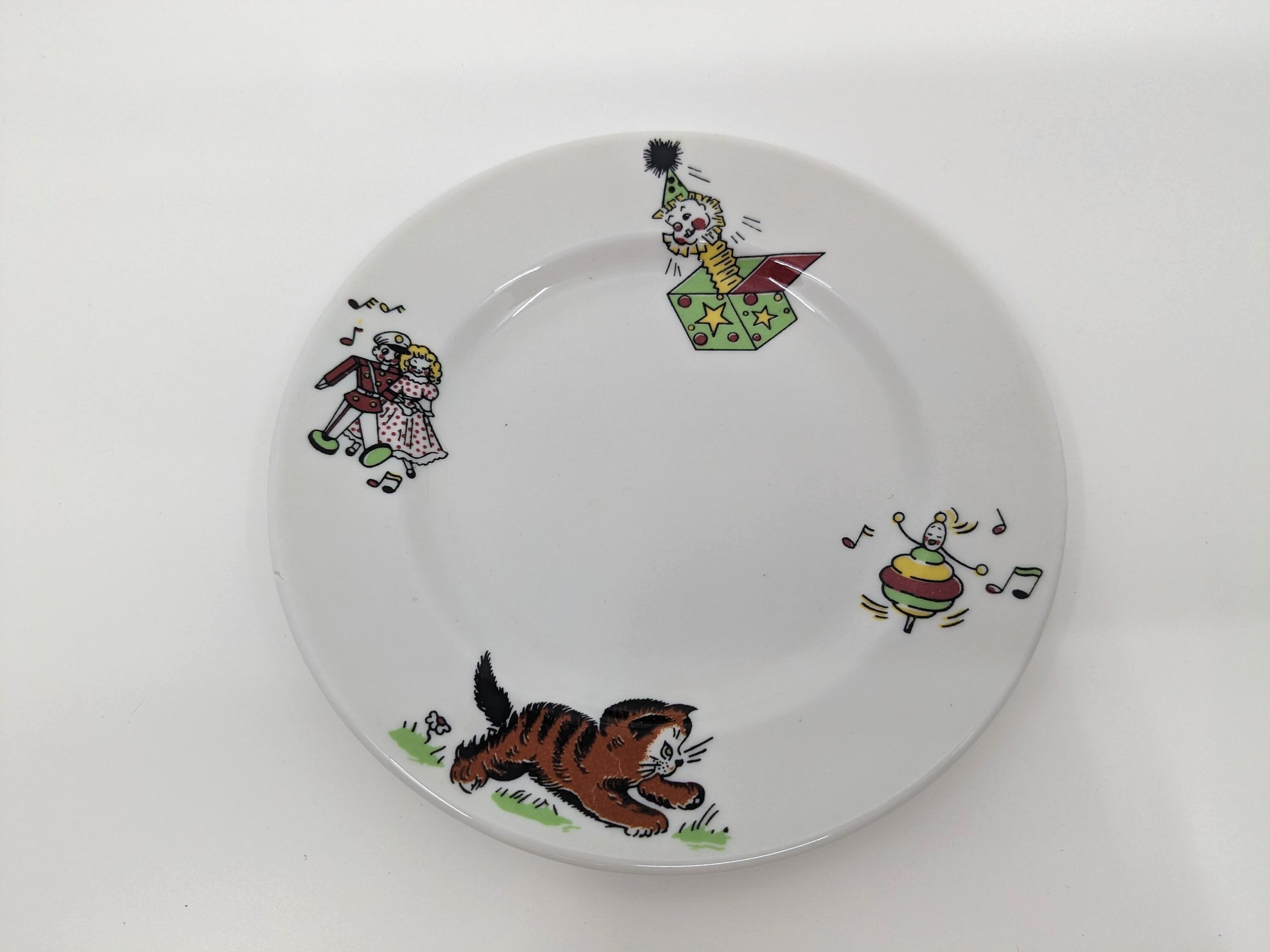 1950s Mayer China Children's Small Ironstone Plate Toyland Pattern 6 ...