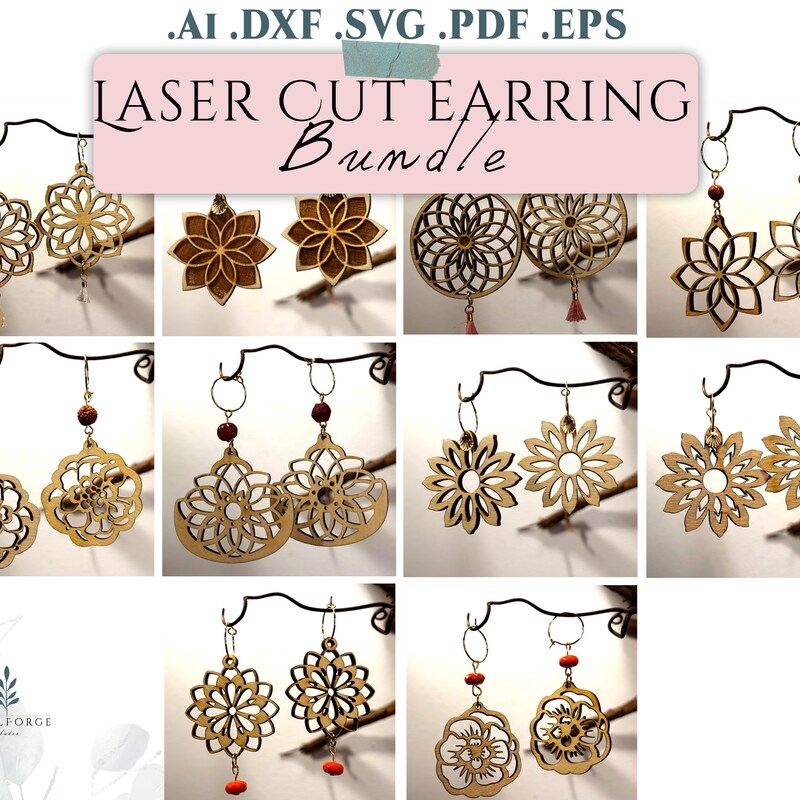 Laser Cut Earring Files - Etsy