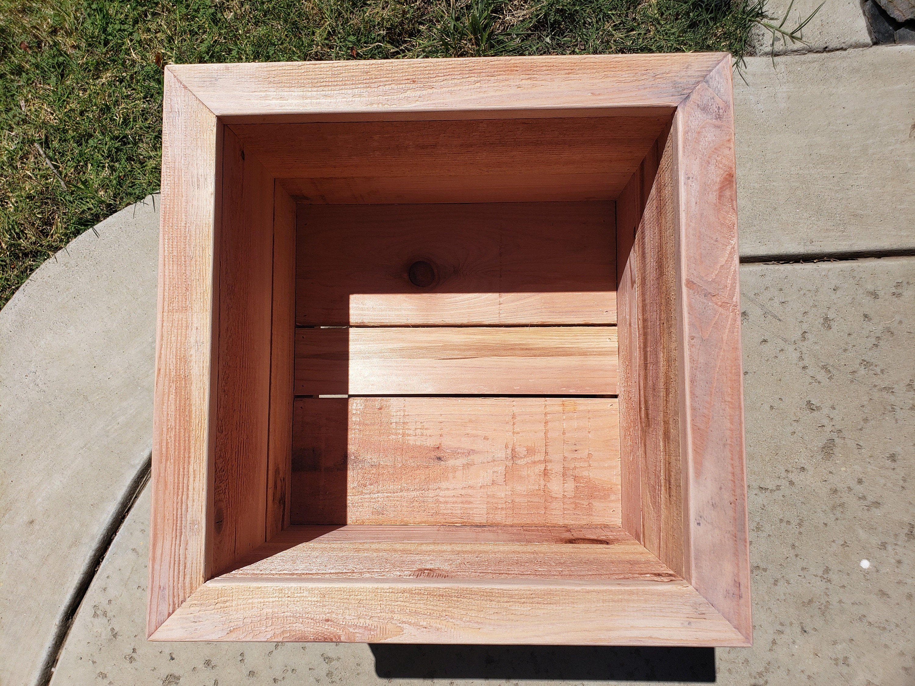 Redwood Planter Box - Etsy