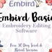Basic Embird Embroidery Editing Software Program - Etsy