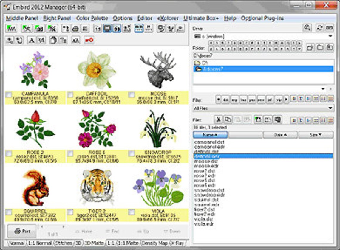 Basic Embird Embroidery Editing Software Program - Etsy