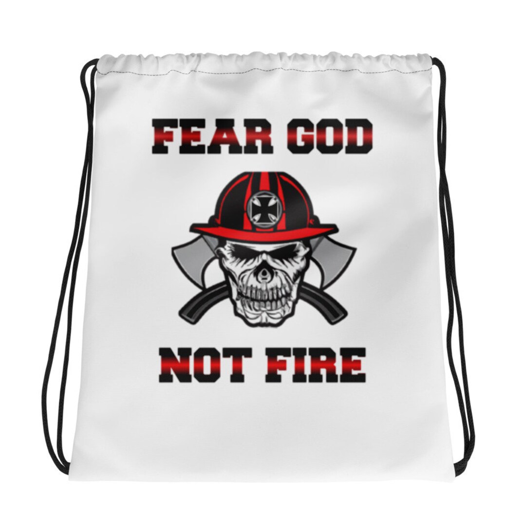 Custom Firefighter Bag, Custom Bag,firefighter Bag, Custom Drawstring ...