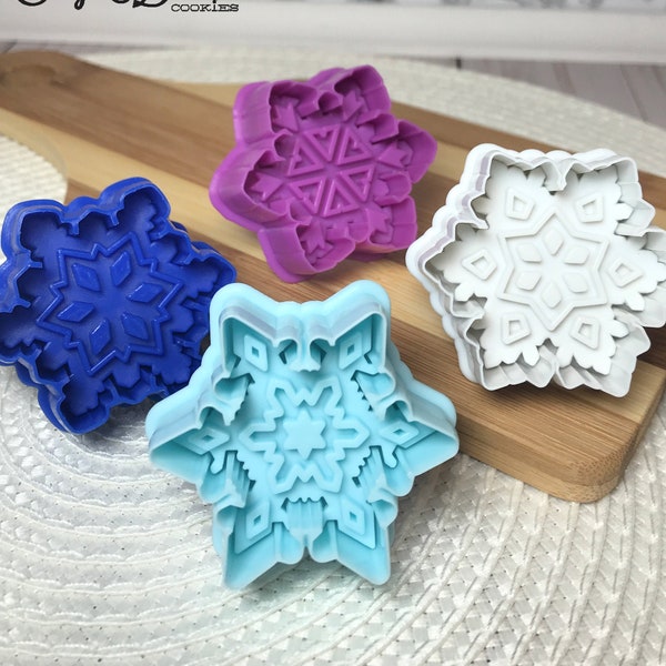 Snowflake Fondant Cutter - Etsy