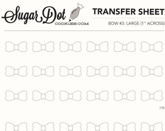 Royal icing bow | Etsy