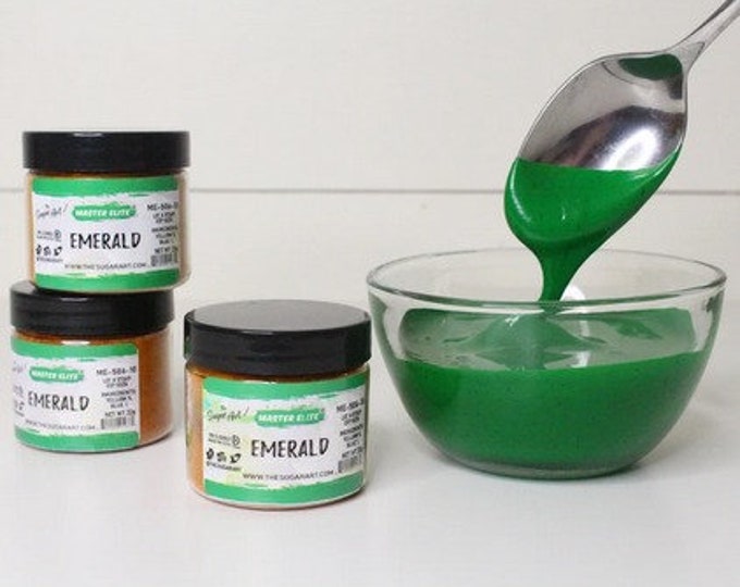 Emerald Green Master Elites Food Color From the Sugar Art - Small 4g ...