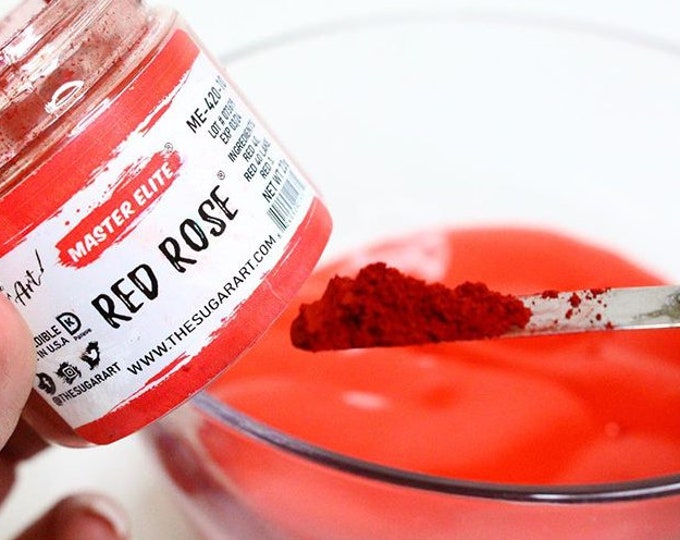 Red Rose Master Elites Food Color From the Sugar Art Small 4g Jars - Etsy