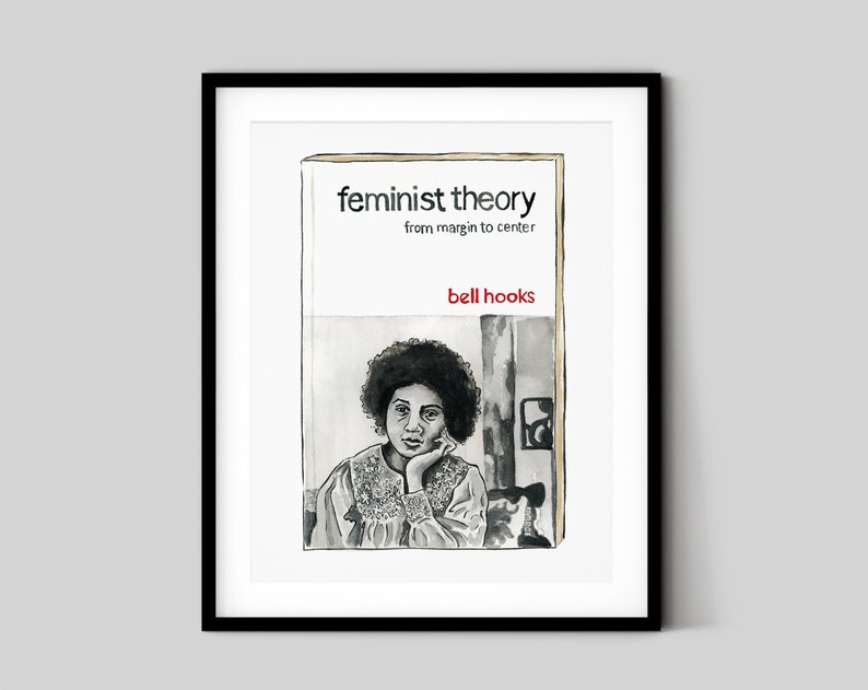 Feminist Theory Bell Hooks Art Print Watercolor Painting | Etsy