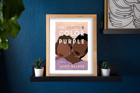 The Color Purple Alice Walker Book Cover Original Painting - Etsy