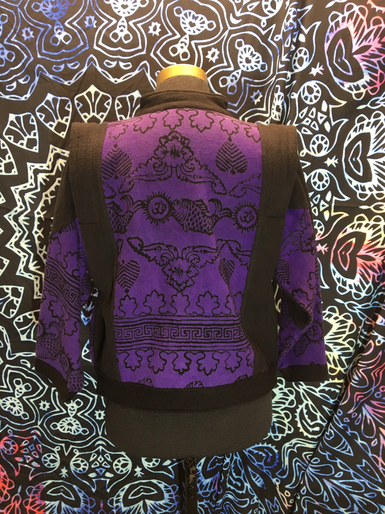 Purple Pisces Nepal Jacket Cotton - Etsy