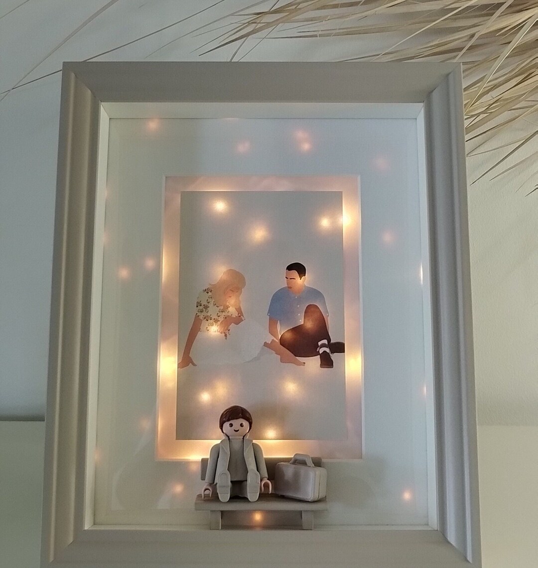 Playmobil forrest Gump Luminous Frame - Etsy