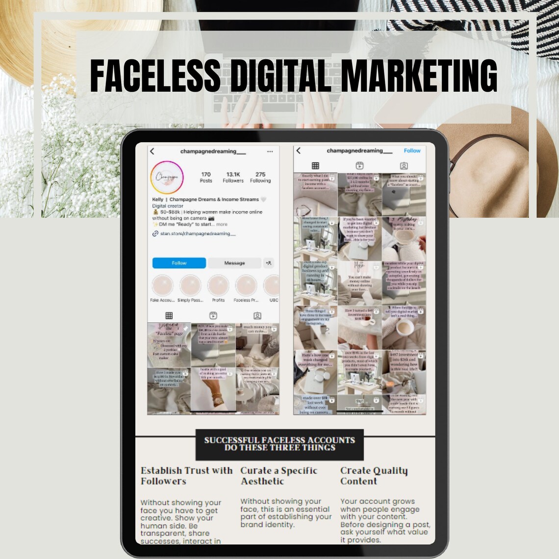 Faceless Digital Marketing Guide With Master Resell Rights (MRR) and ...