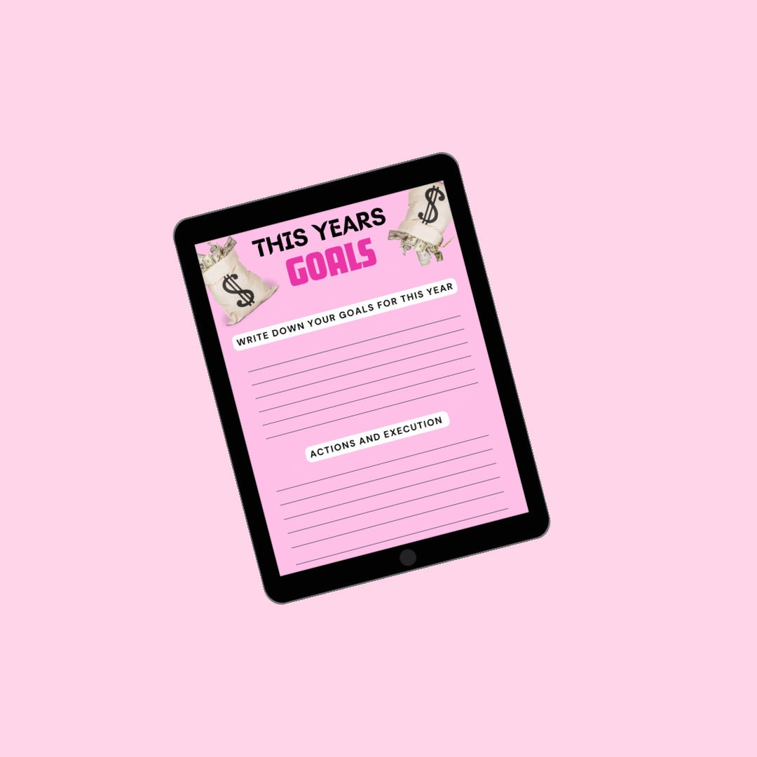 2024 Baddie on A Budget Planner, Digital Download Money Planner ...