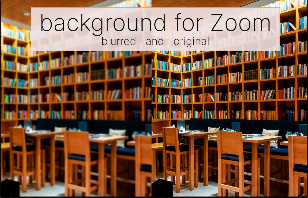 Zoom Background: the Library. Sleek, Professional, and Fun Perfect for ...