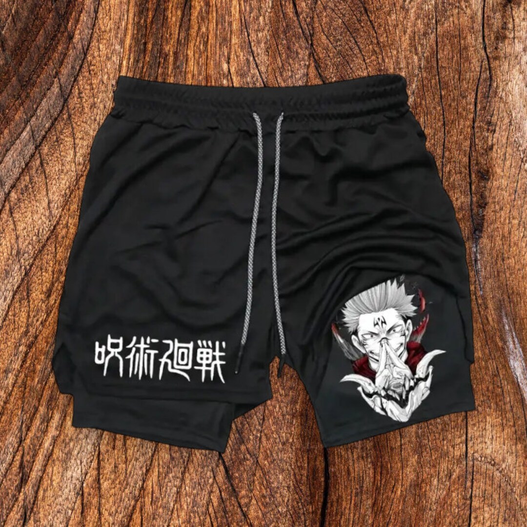 Anime Character-themed Anime Training Compression Shorts - Etsy