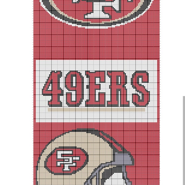 49ers Crochet Pattern - Etsy