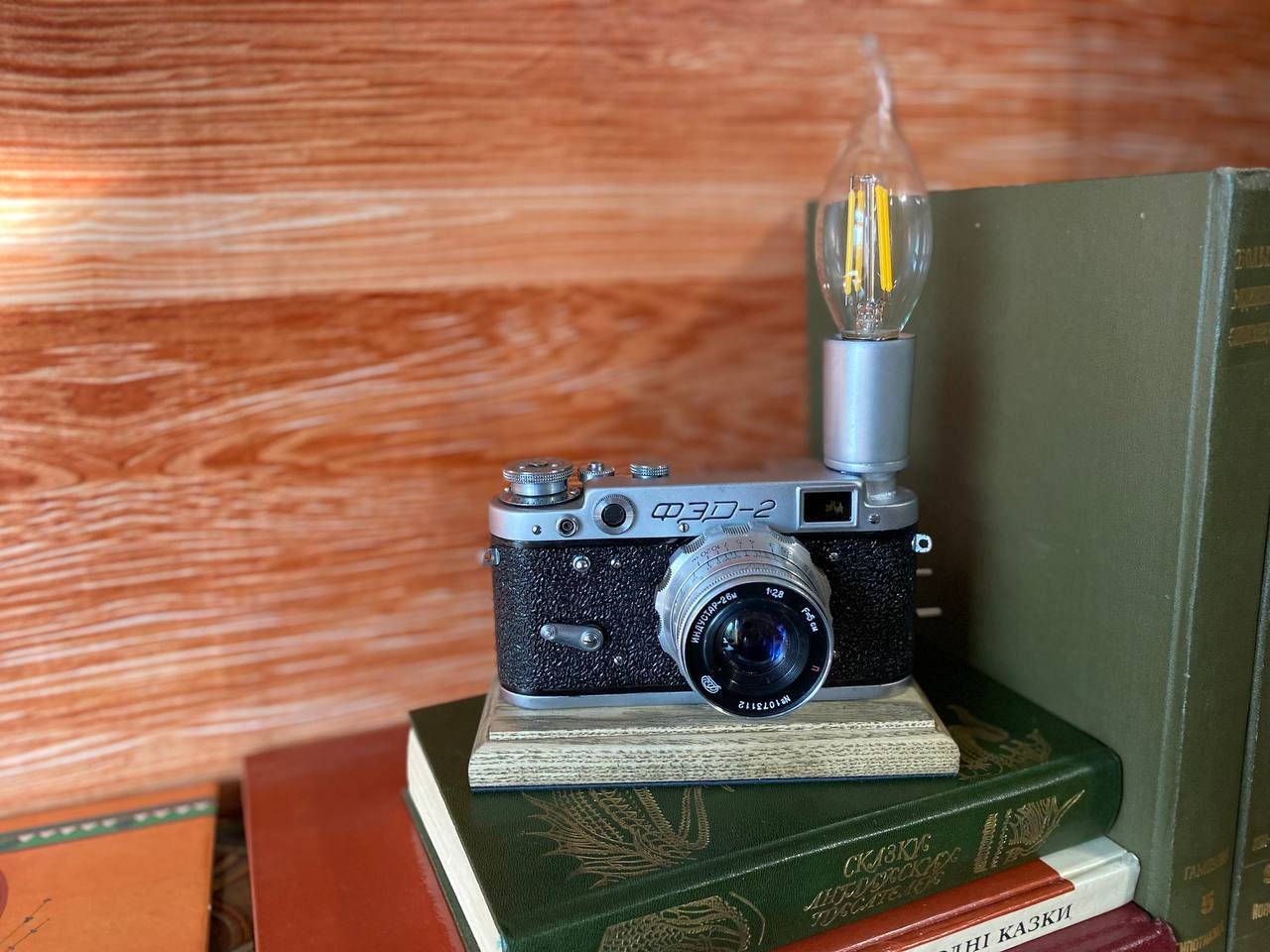 Vintage FED-2 Camera Lamp, Table Lamp, Interior Lamp, Office Lighting ...