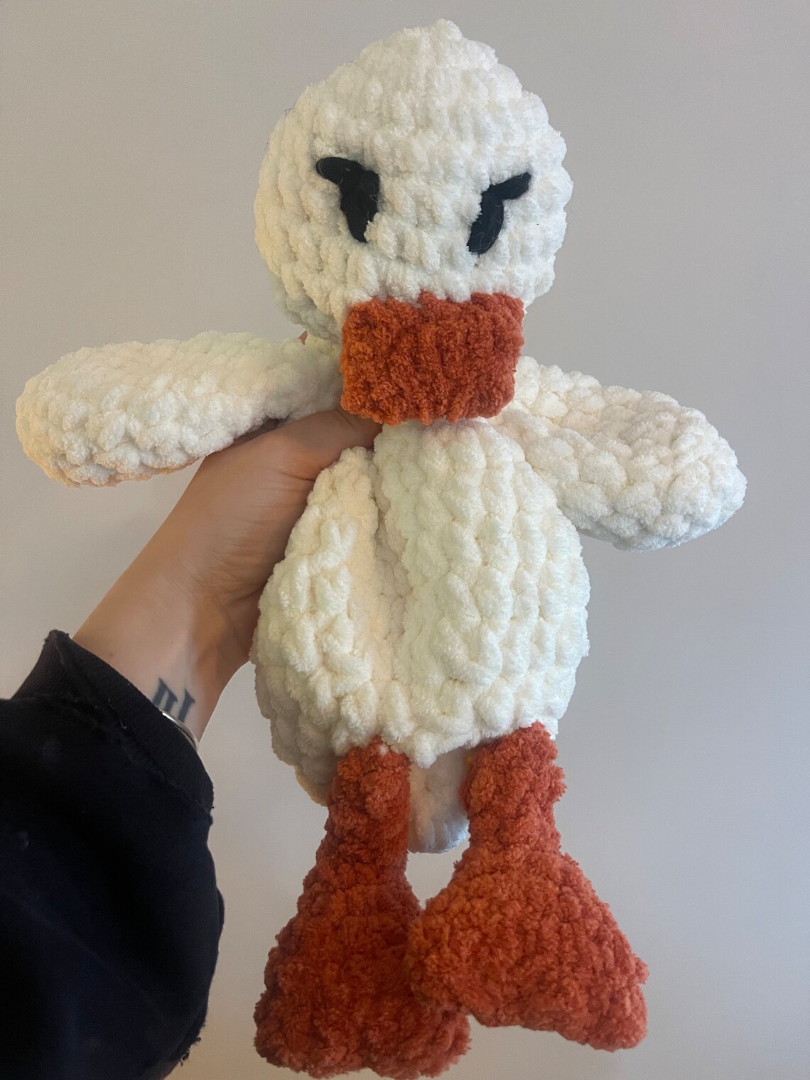 Della Duck Crochet Lovey - Etsy