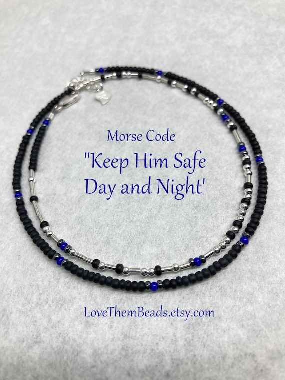 Keep Him Safe Day & Night Blue Lives Matter Gifts for Police | Etsy