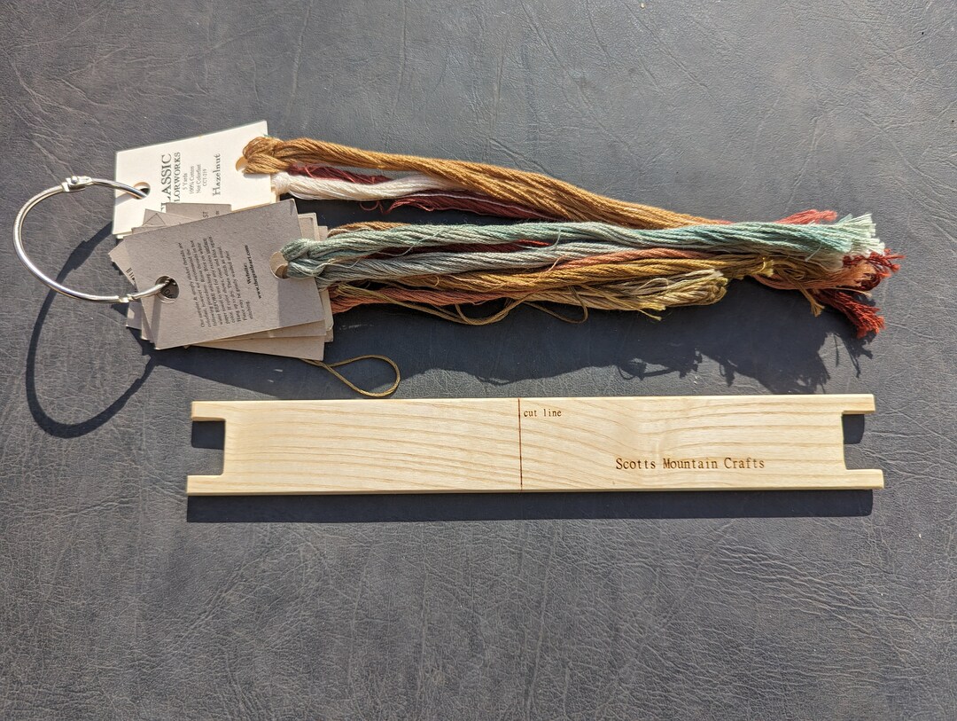 Handmade 9 Inch White Ash Floss Winder - Etsy