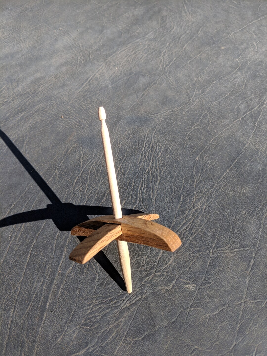 Handmade Mini Oak Turkish Drop Spindle Whorl - Etsy