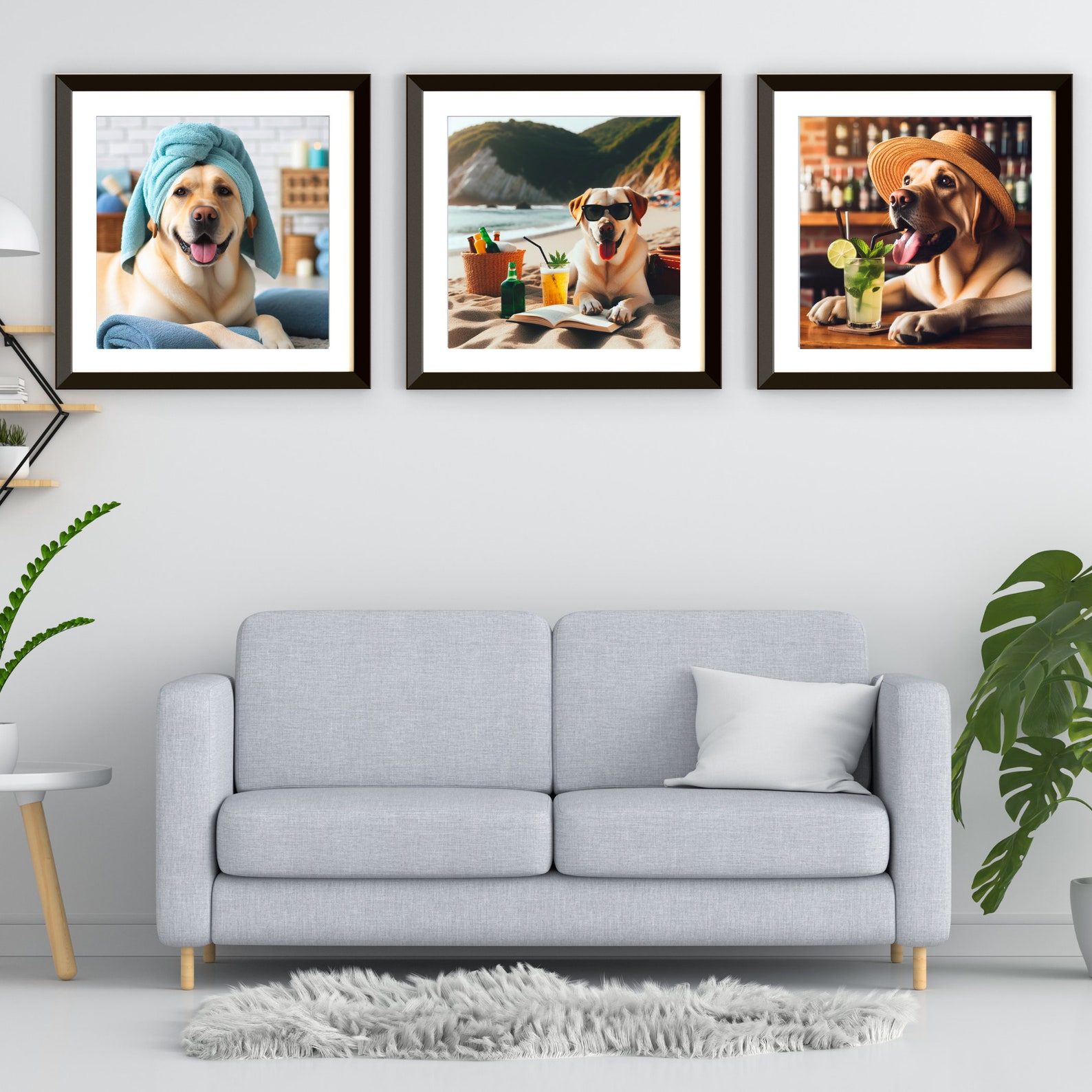 Labradors 8 Digital Images of Cute Labs in Fun Everyday Situations ...