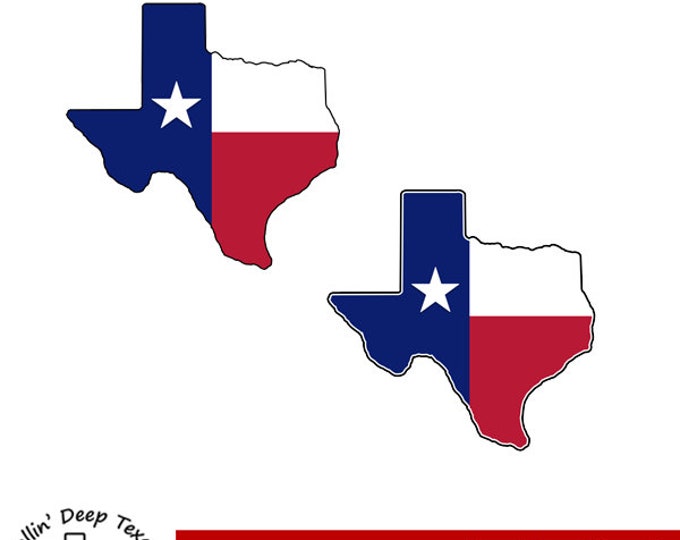 Texas Color Flag Outline SVG/PNG/JPG Files | Texas Cut Files | United ...