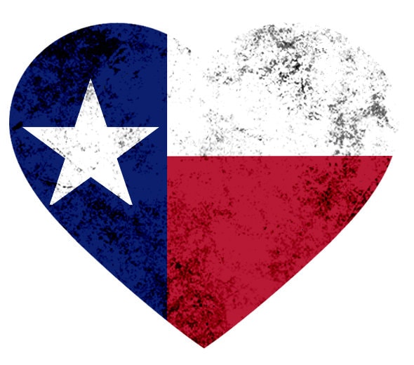 Texas Heart Flag Design SVG/PNG/JPG Files | Texas Cut Files | United ...