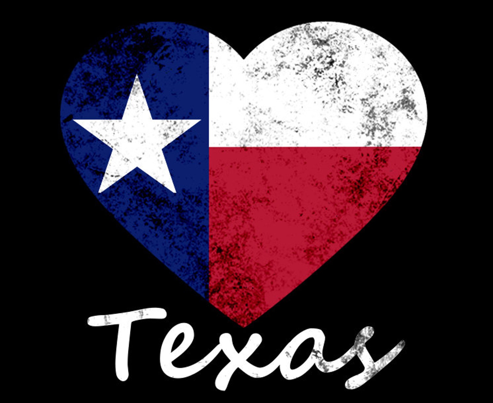 Texas Heart Flag Design SVG/PNG/JPG Files | Texas Cut Files | United ...