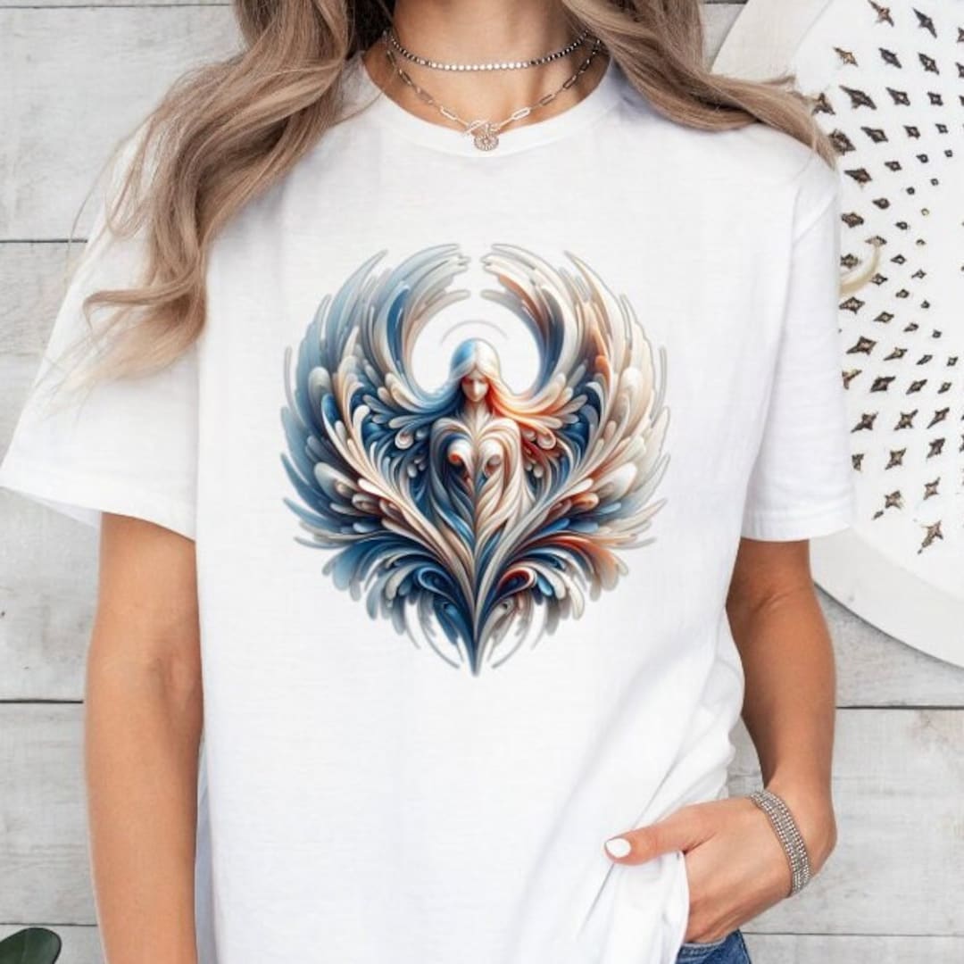 Angel T-shirt, Soft Angel T-shirt, Angel Tee, Angel Gift, Spiritual ...