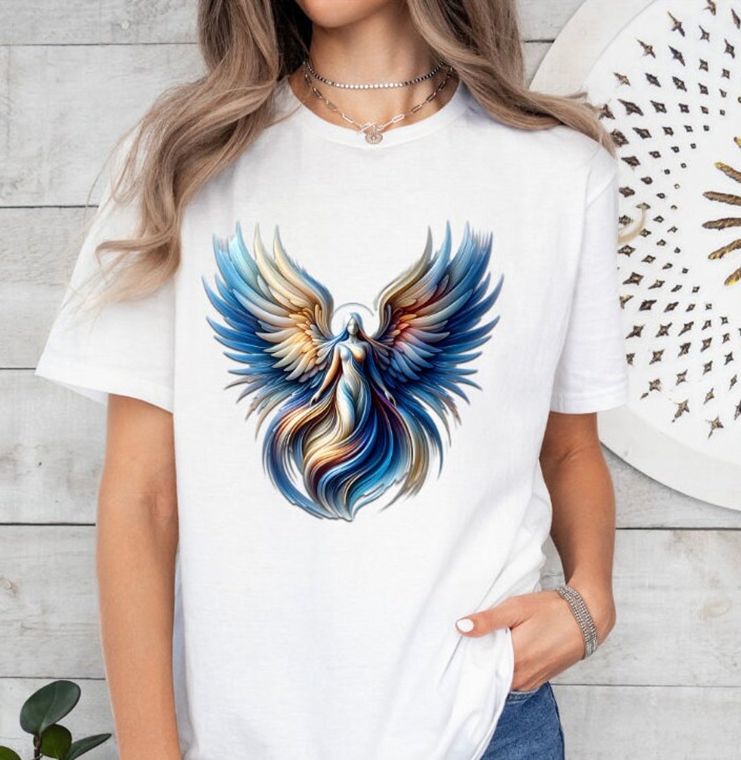 Angel T-shirt, Soft Angel T-shirt, Angel Tee, Angel Gift, Spiritual Tee ...