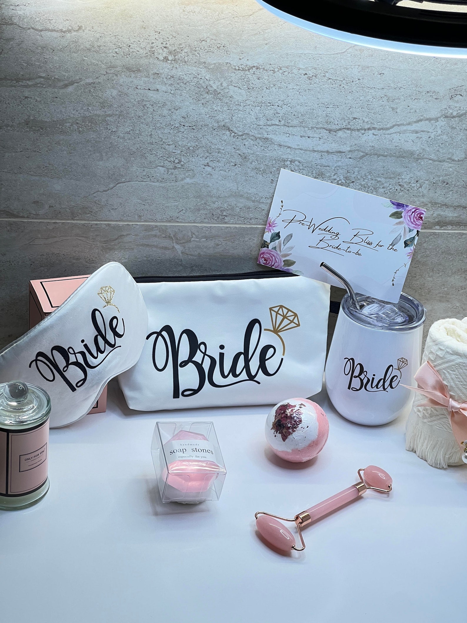 Pamper Me Luxurious Spa Bridal Gift Box With 9 Items | Wedding Gift for ...