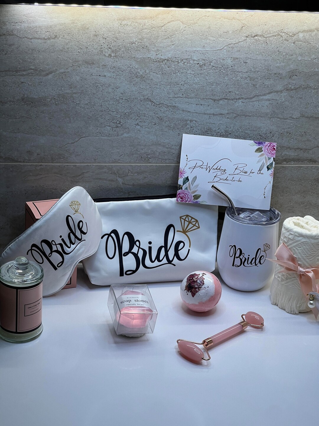 Pamper Me Luxurious Spa Bridal Gift Box With 9 Items | Wedding Gift for ...