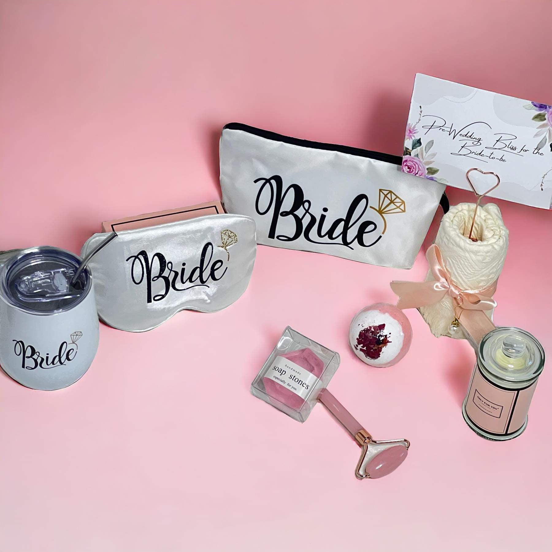 Pamper Me Luxurious Spa Bridal Gift Box With 9 Items | Wedding Gift for ...