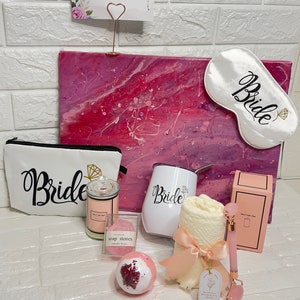 Pamper Me Luxurious Spa Bridal Gift Box With 9 Items | Wedding Gift for ...