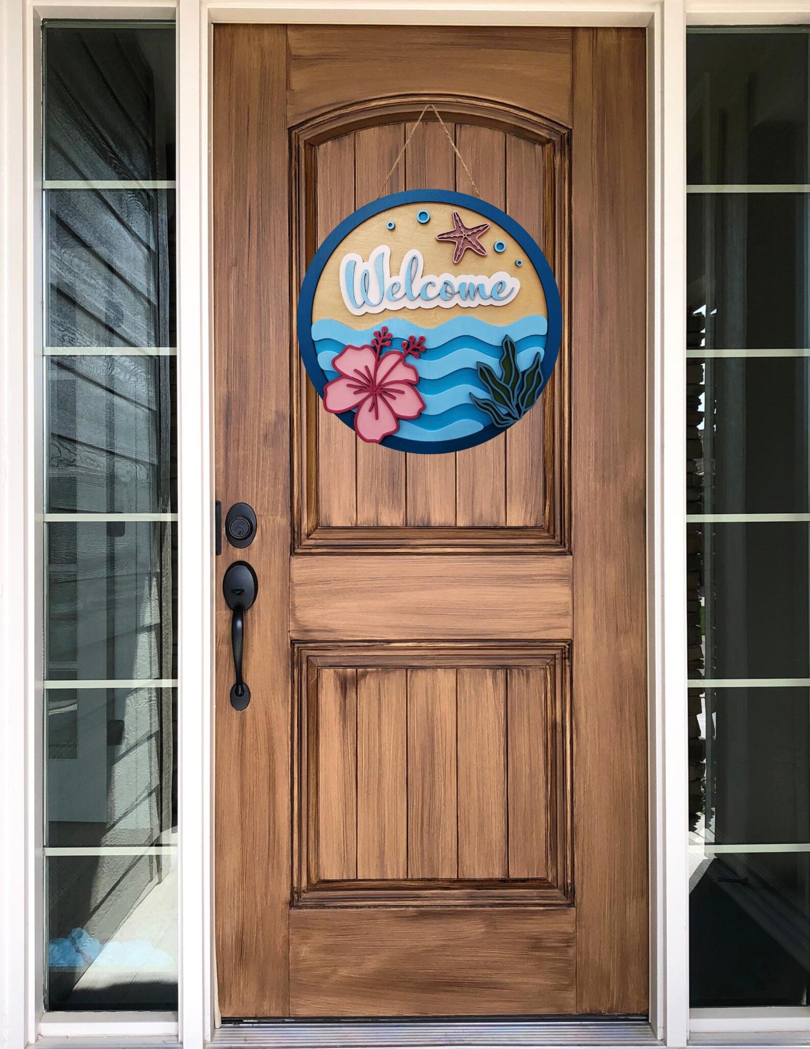 Multilayered Beach Welcome Sign Digital Laser SVG File - Etsy