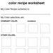 COLOR Recipe Color Scheme Painting Planning WORKSHEET PDF Plan | Etsy